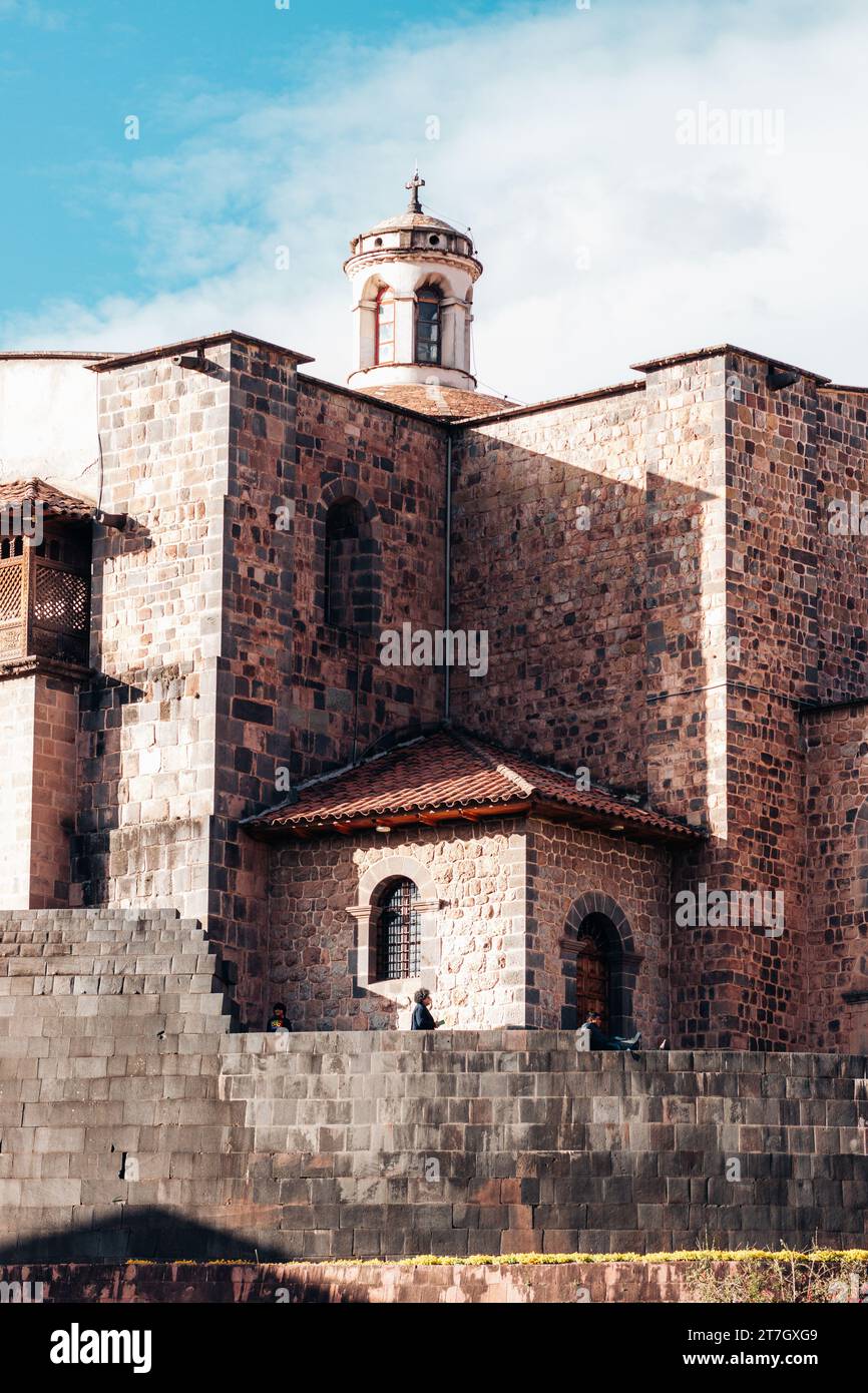 Koricancha Sun Temple Inca Stock Photo - Alamy