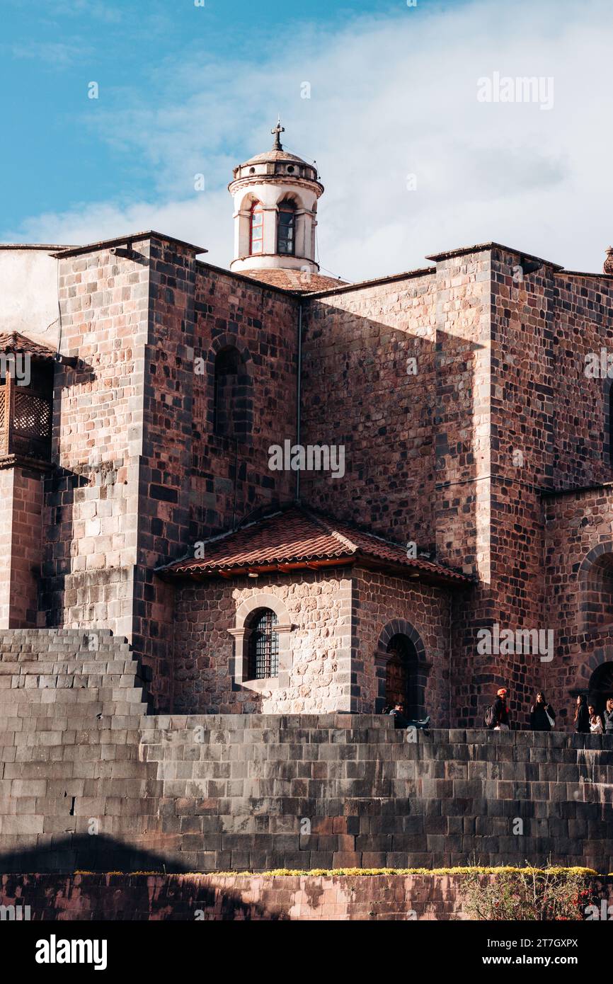 Koricancha Sun Temple Inca Stock Photo - Alamy