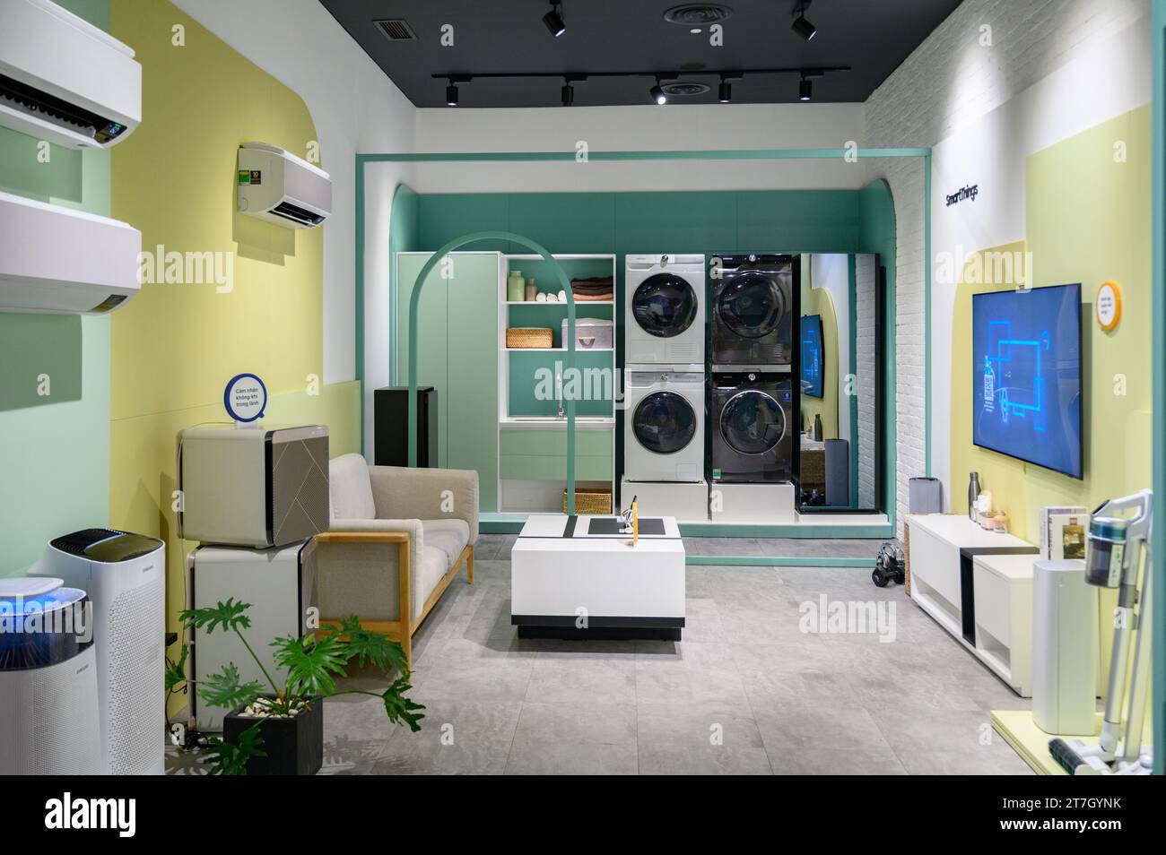 HCMC, VN - Nov 2023. Samsung ecosystem for editorial use Stock Photo ...