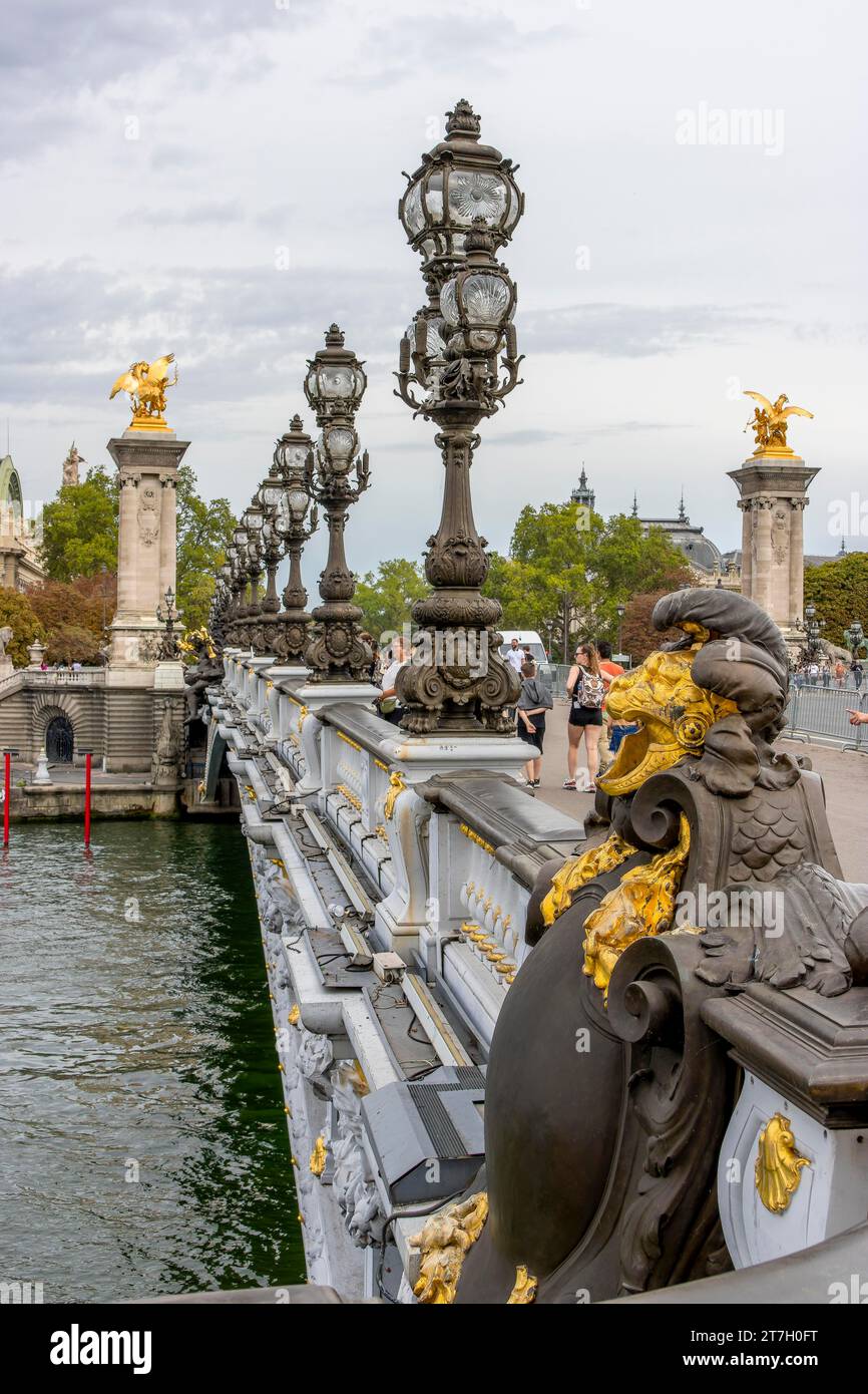 Pont Alexandre III is a bridge built in the Neo-Baroque style, Paris ...