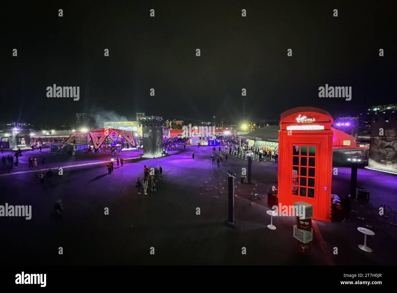 Las Vegas, NV, USA. 15th Nov, 2023. View of the Formula 1 Las Vegas ...