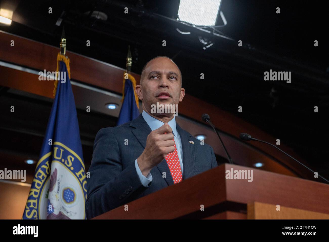 United States House Minority Leader Hakeem Jeffries (Democrat of New ...