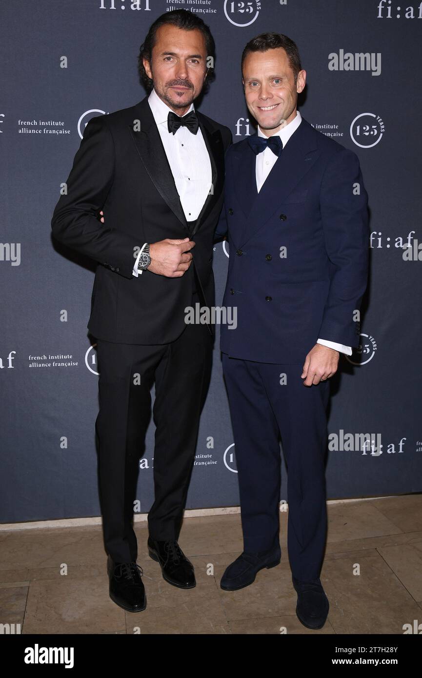 New York, USA. 15th Nov, 2023. (L-R) French actor William Abadie and ...