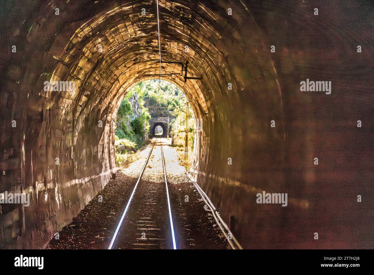 Numerous tunnels along the route, ride on Tito's spectacular mountain ...