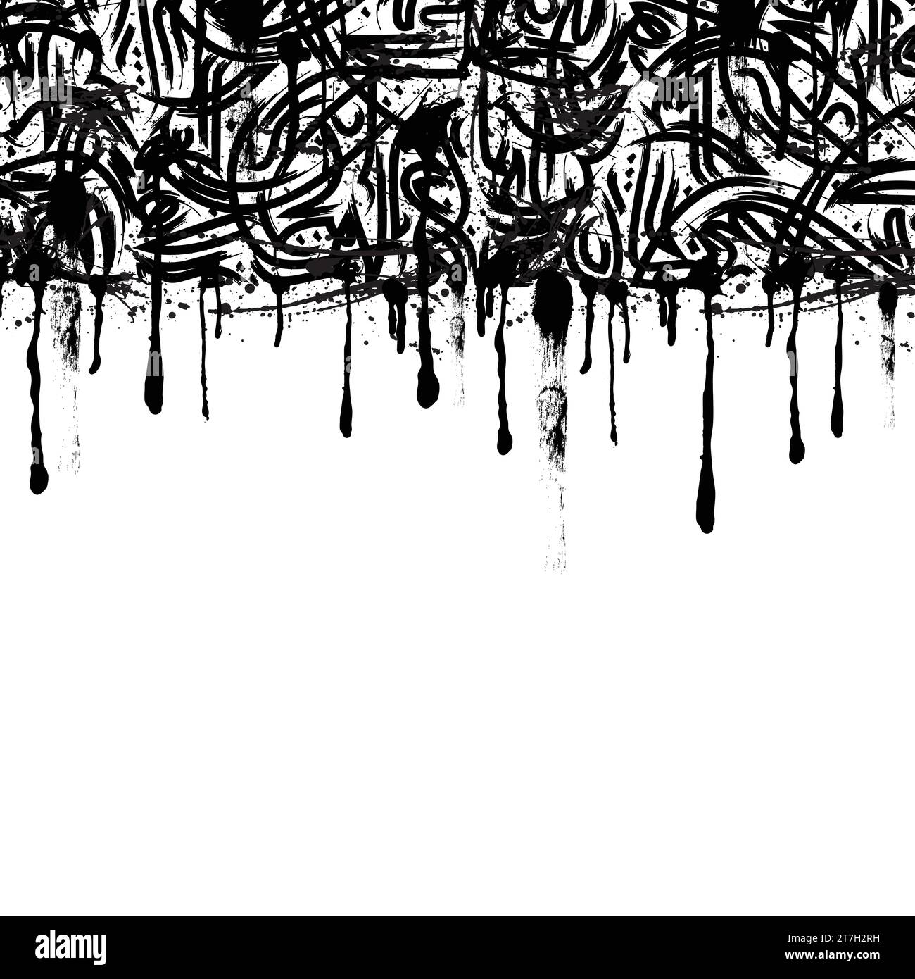 Persian symbols black ink blots patterns Stock Vector Image & Art - Alamy