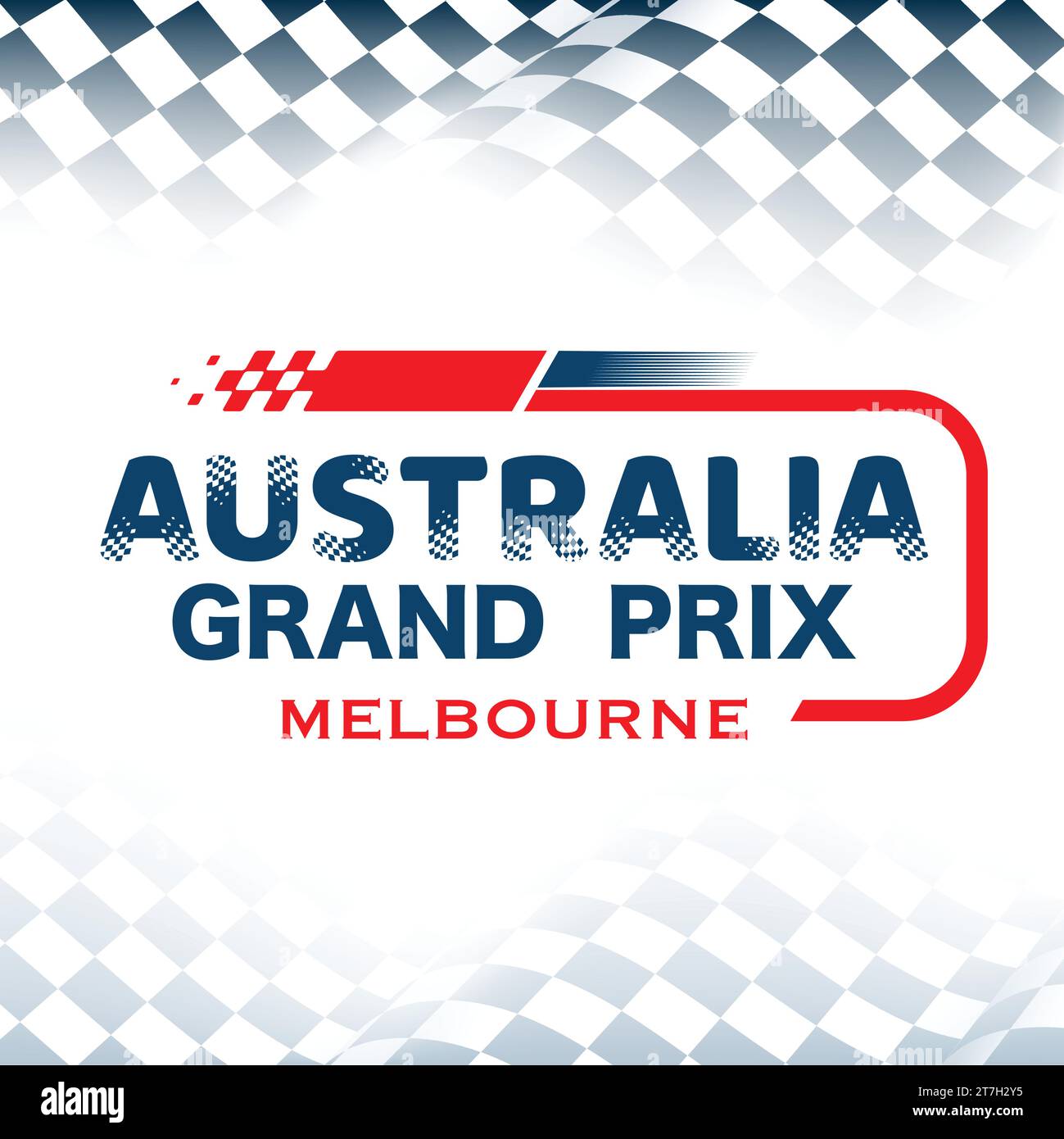 Australia grand prix checkered background Stock Vector Image & Art - Alamy