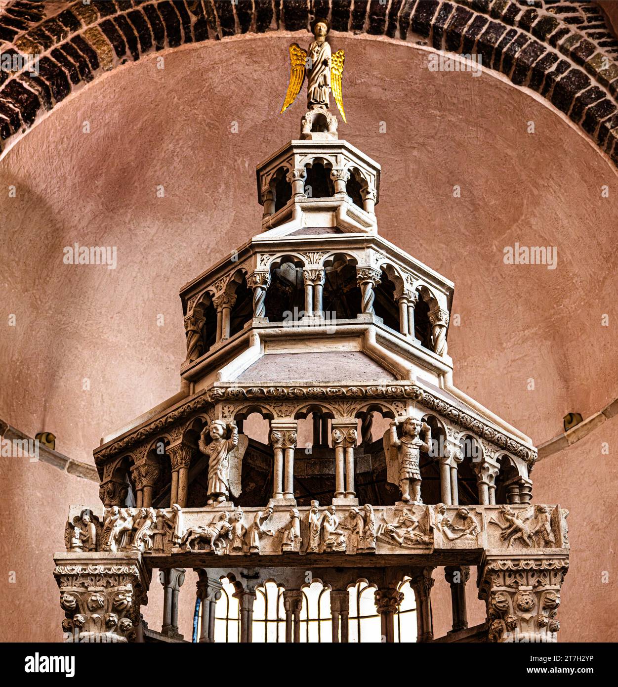 Silver Altar with the Ciborium, St Tryphon's Cathedral, Romanesque work ...