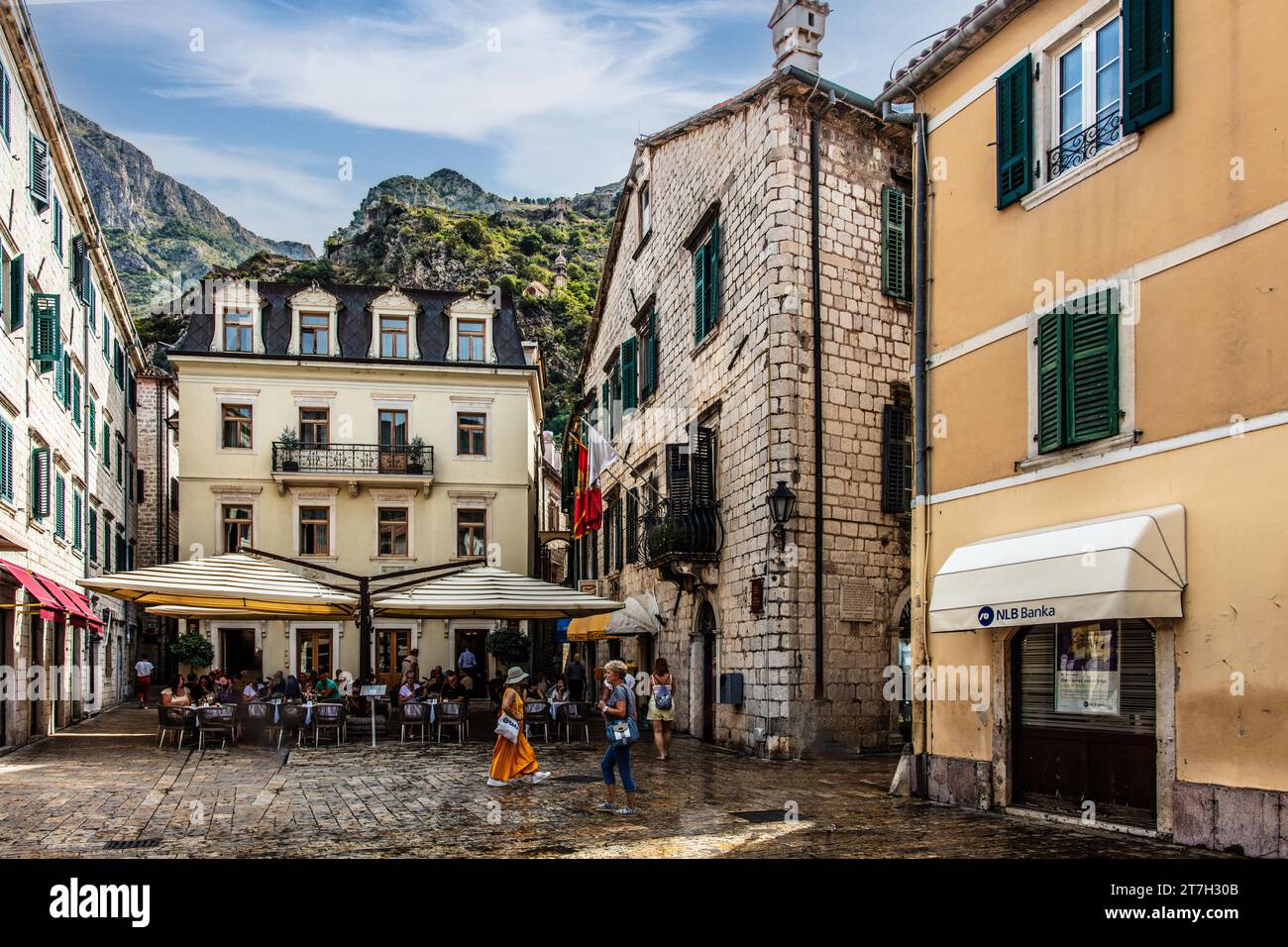 Medieval town of Kotor with winding alleyways, rich in historical ...