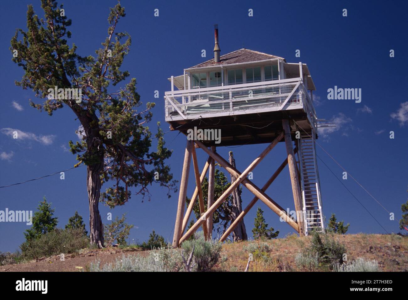 Fall Mountain Lookout, Malheur National Forest, Oregon Stock Photo - Alamy