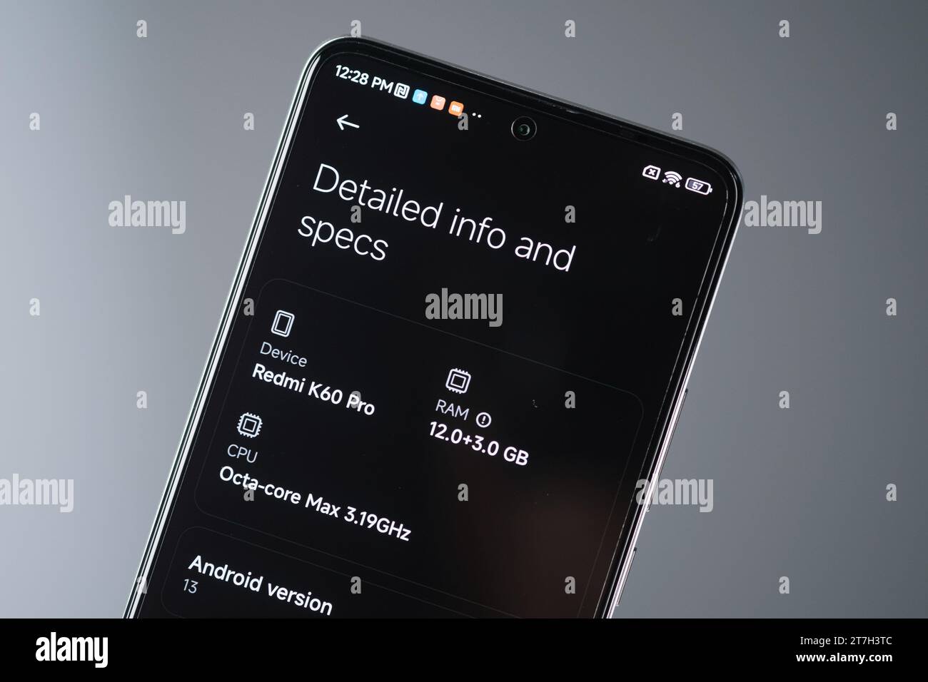 HCMC, VN - Nov 2023. Redmi K60 for editorial use Stock Photo - Alamy