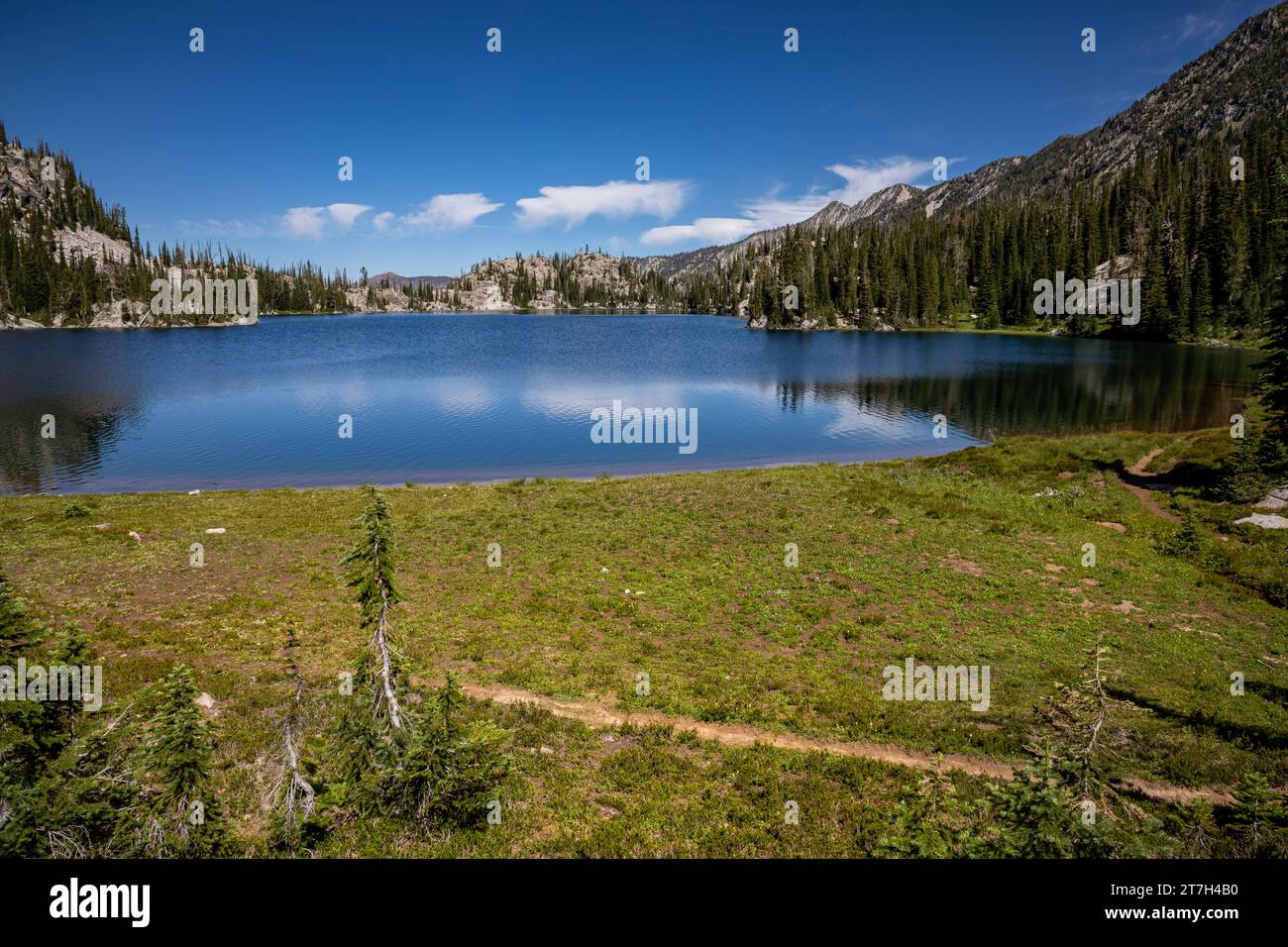 OR02755-00...OREGON - Steamboat Lake in the Eagle Cap Wilderness of the ...