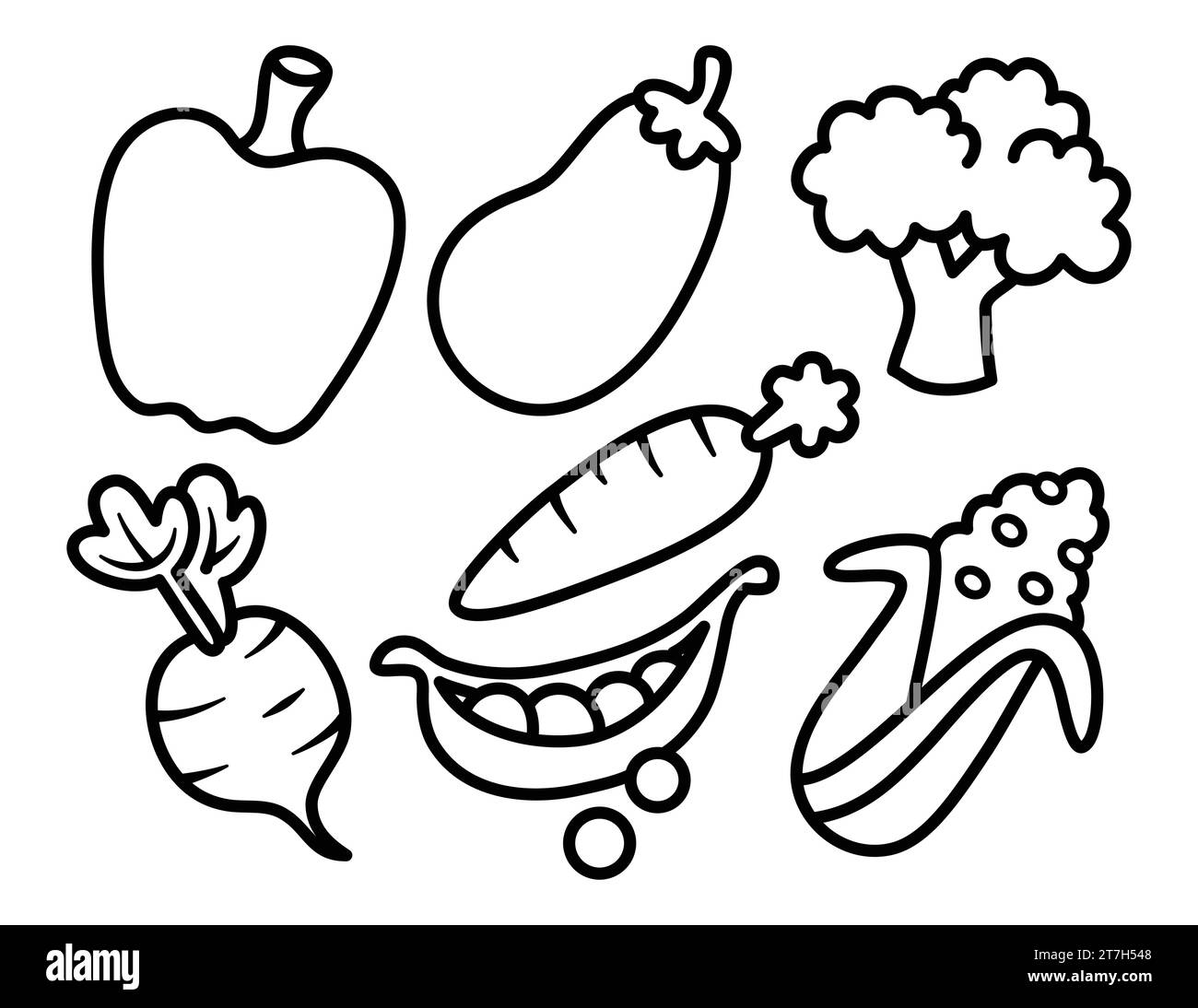 Happy school girl drawing coloring Black and White Stock Photos ...