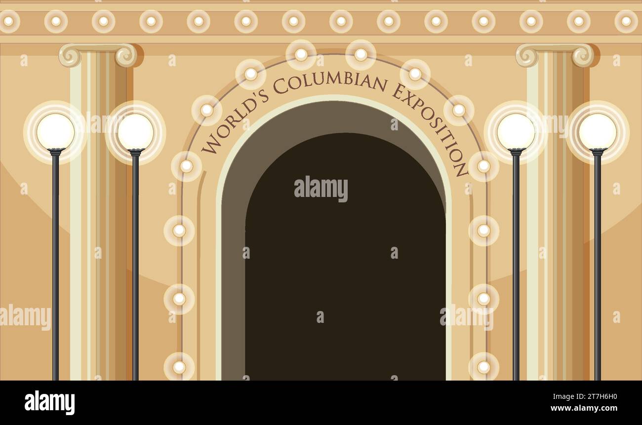 1893 world's fair Stock Vector Images - Alamy