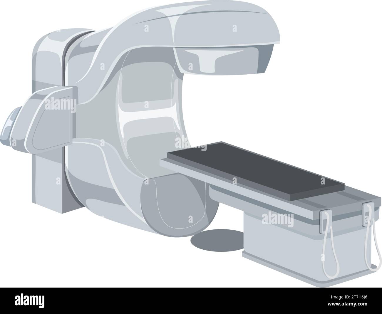 A vector cartoon illustration of a medical X-ray machine Stock Vector ...