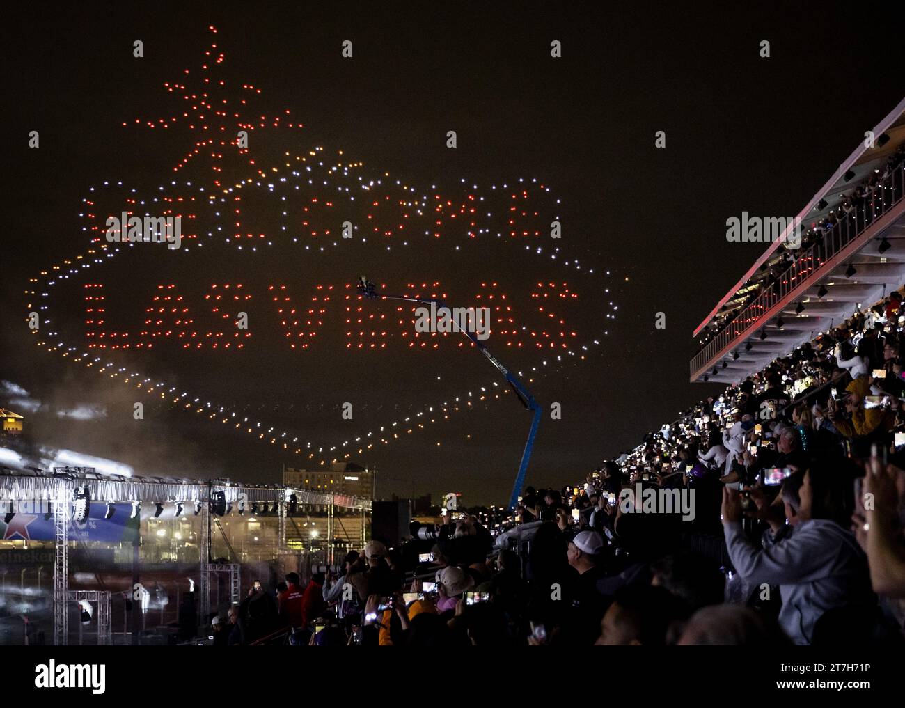 LAS VEGAS - The opening ceremony prior to the Formula 1 Grand Prix at ...