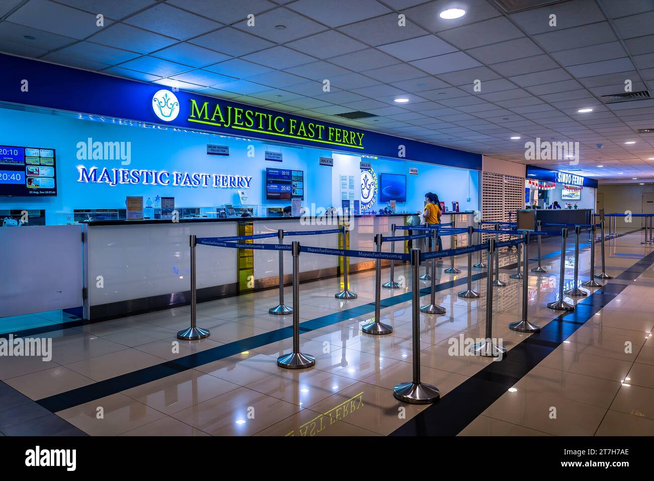 Majestic Fast Ferry counter at Harbourfront Centre for booking ...