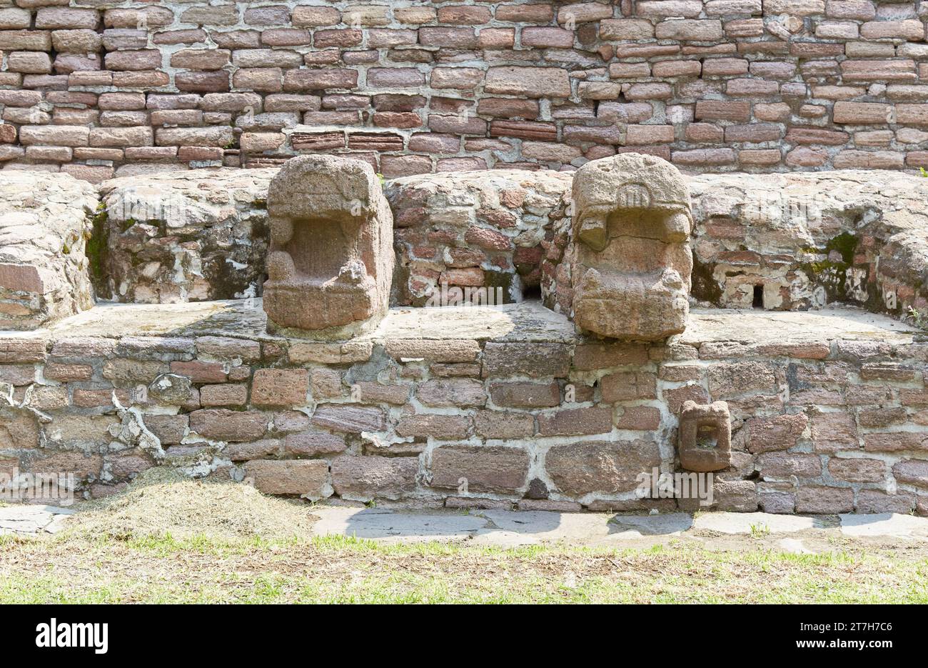 The pyramid of Tenayuca, the best-preserved Aztec temple Stock Photo ...