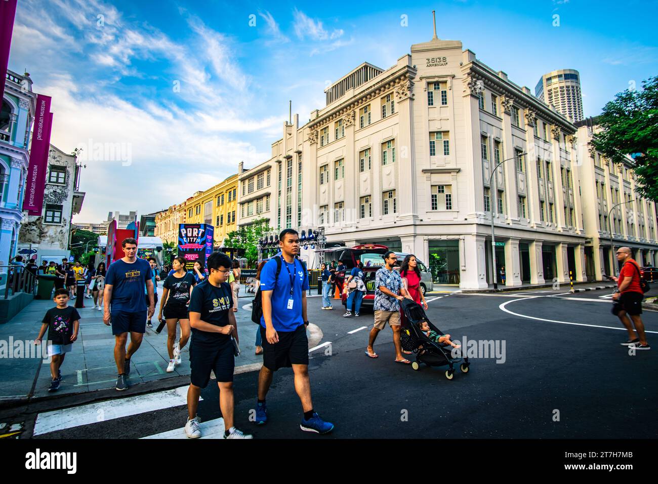Armenian Street is a street in Central Singapore located in the Museum Planning Area Stock Photo ...