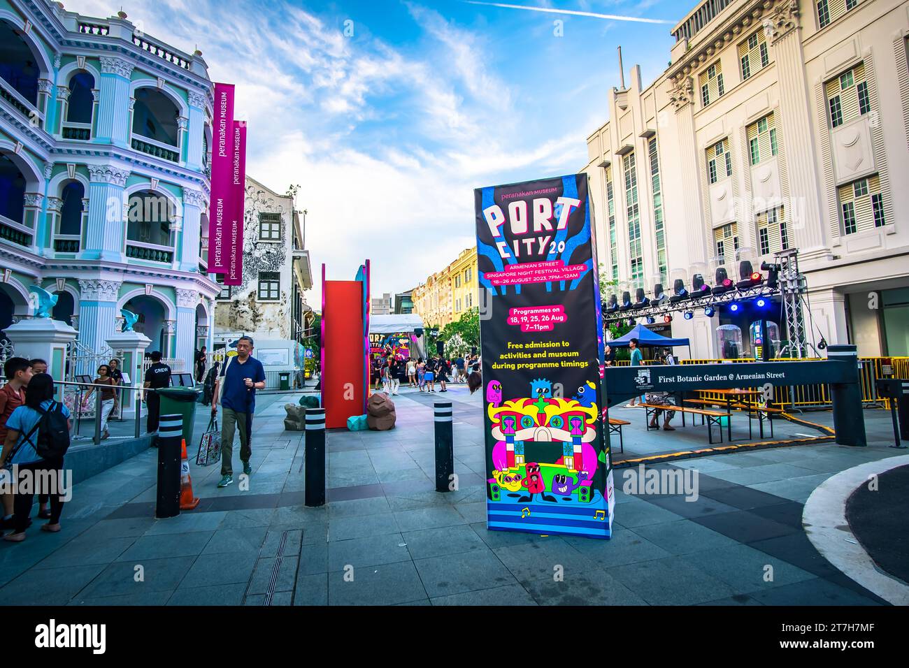 Armenian Street is a street in Central Singapore located in the Museum Planning Area Stock Photo ...