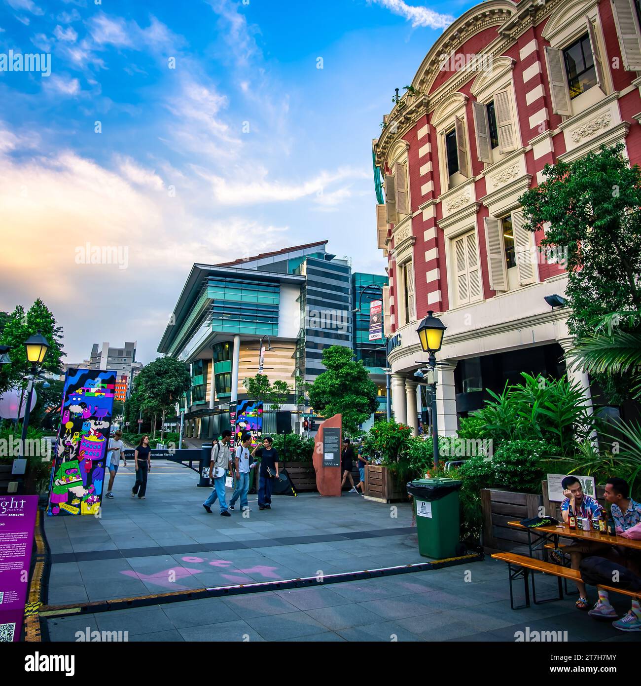 Armenian Street is a street in Central Singapore located in the Museum Planning Area Stock Photo ...