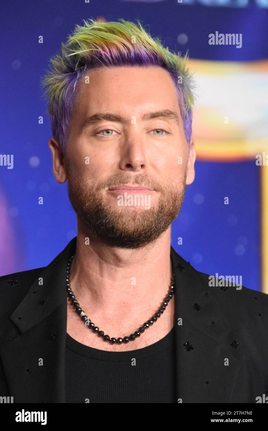 Los Angeles, California, USA 15th November 2023 Singer Lance Bass ...