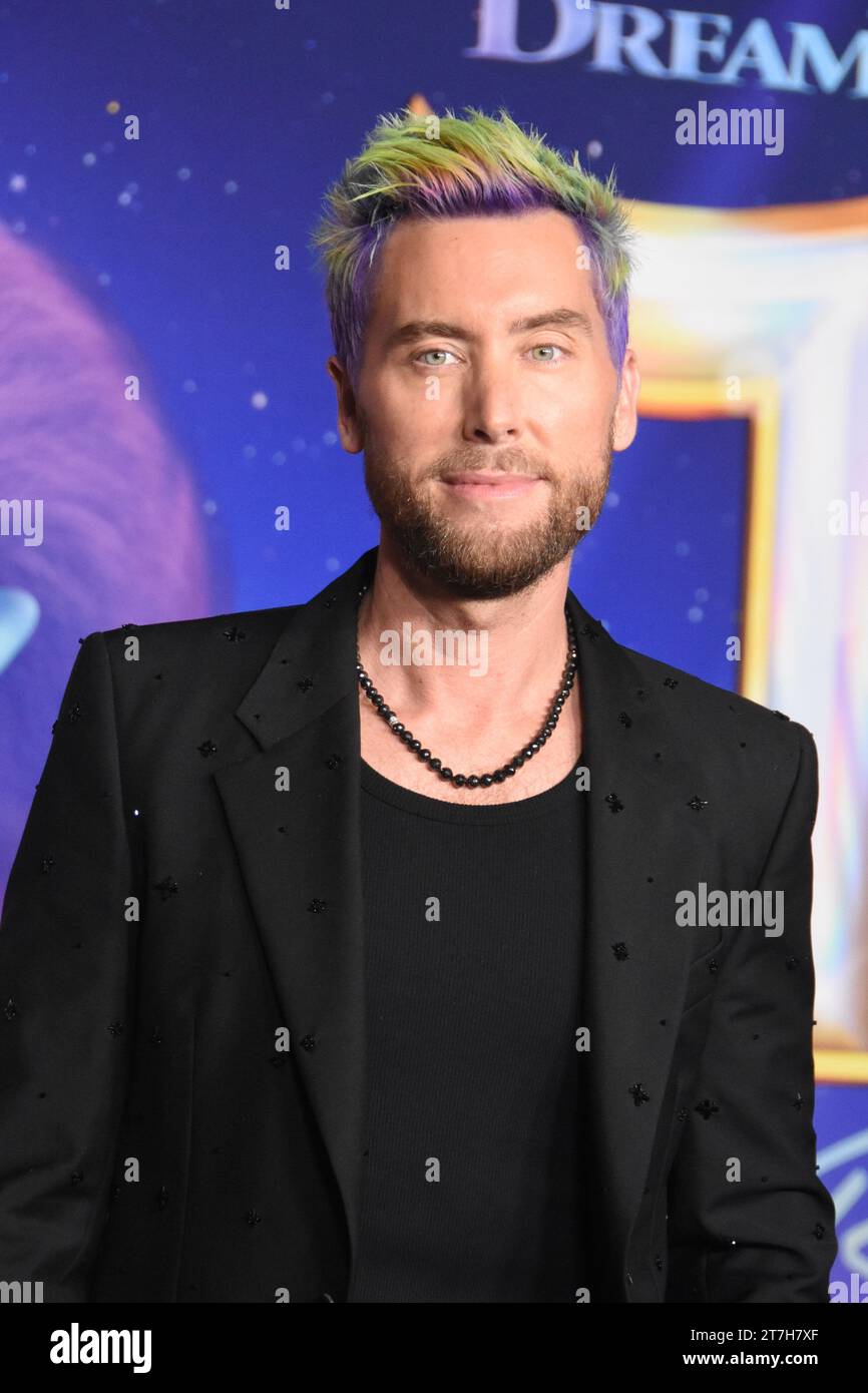 Los Angeles, California, USA 15th November 2023 Singer Lance Bass ...