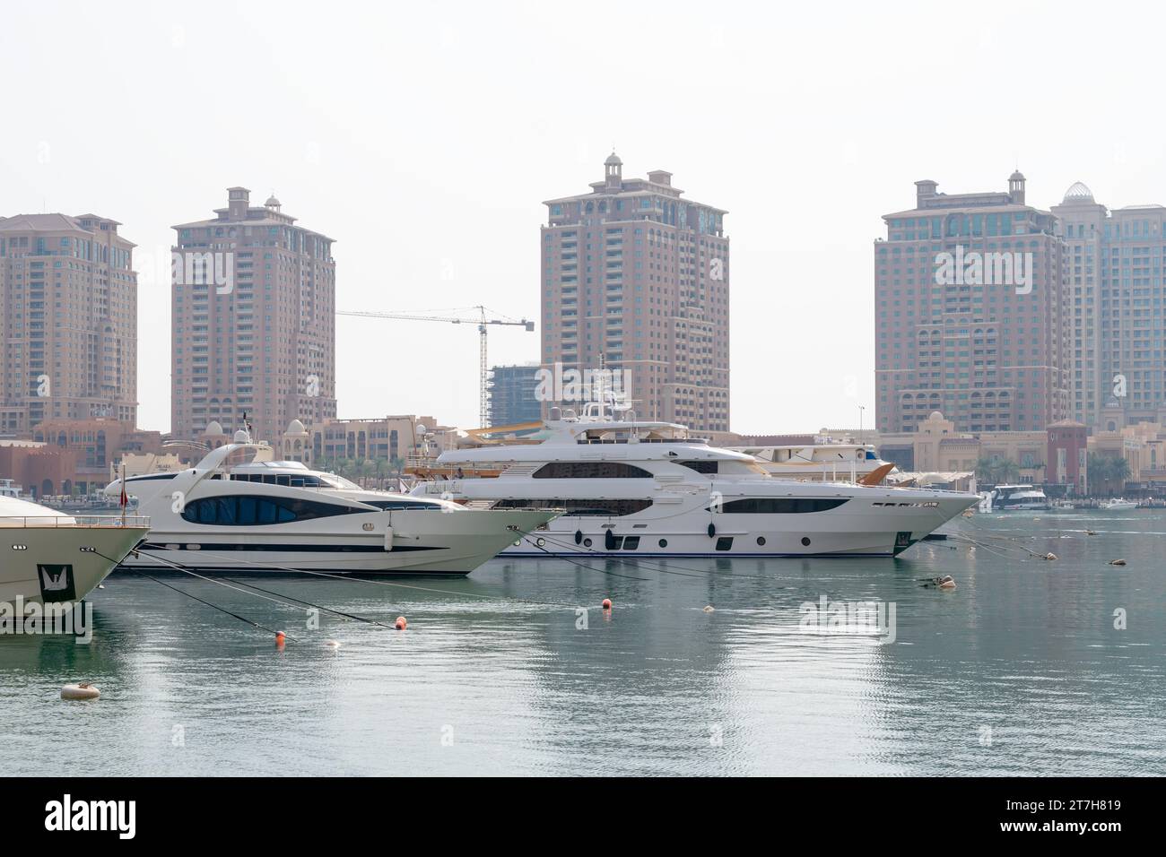 Doha, Qatar - November 11, 2023: The Pearl in Doha. View of the Marina ...