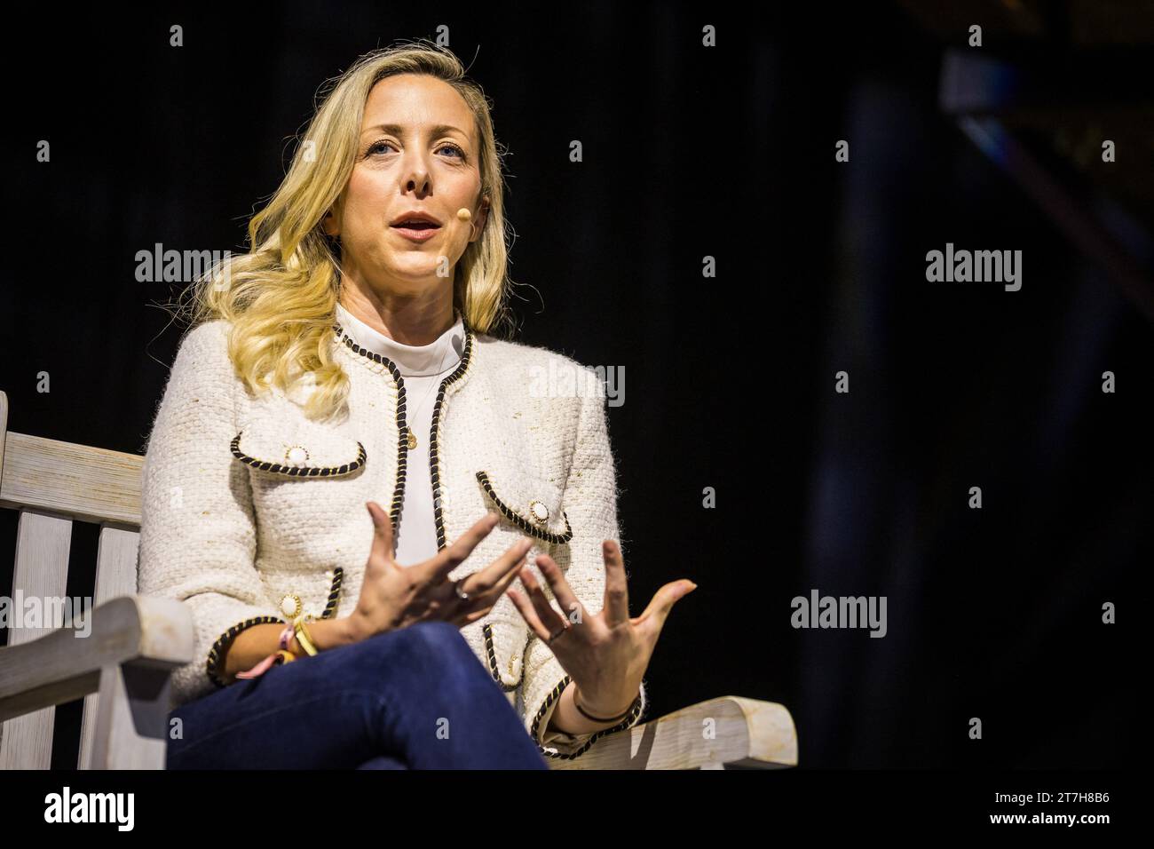 Lisbon, Portugal. 15th Nov, 2023. Jude Ower, Founder at Playmob ...