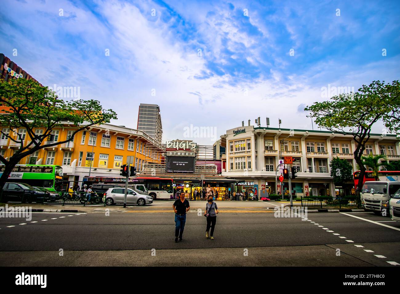 Bugis Street market is a popular tourist destination, and is close to ...