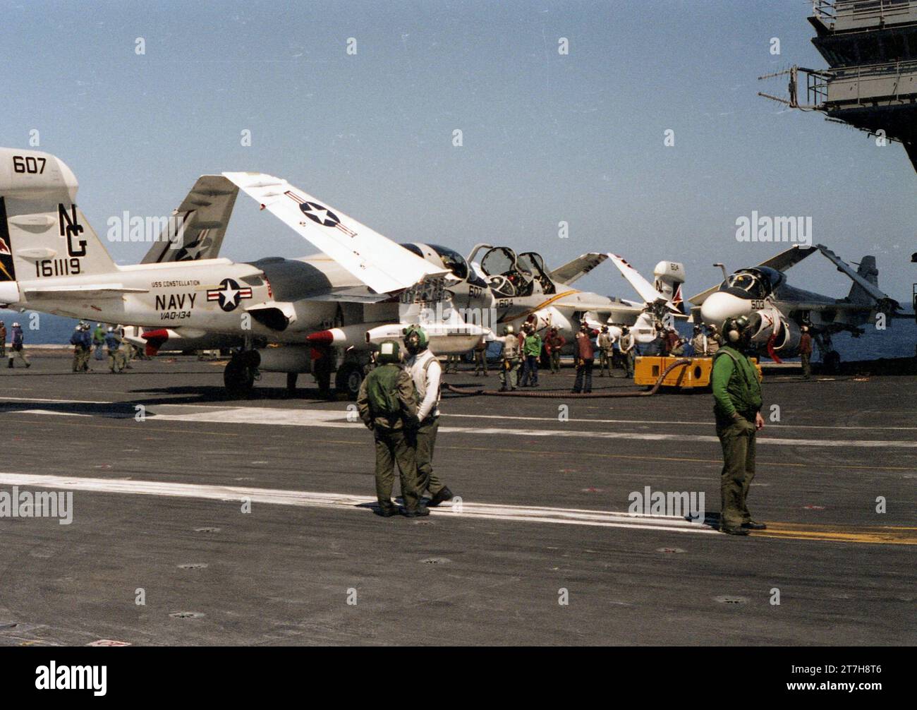 Navy 1981-82 WESTPAC flight ops aboard the USS Constellation aircraft ...