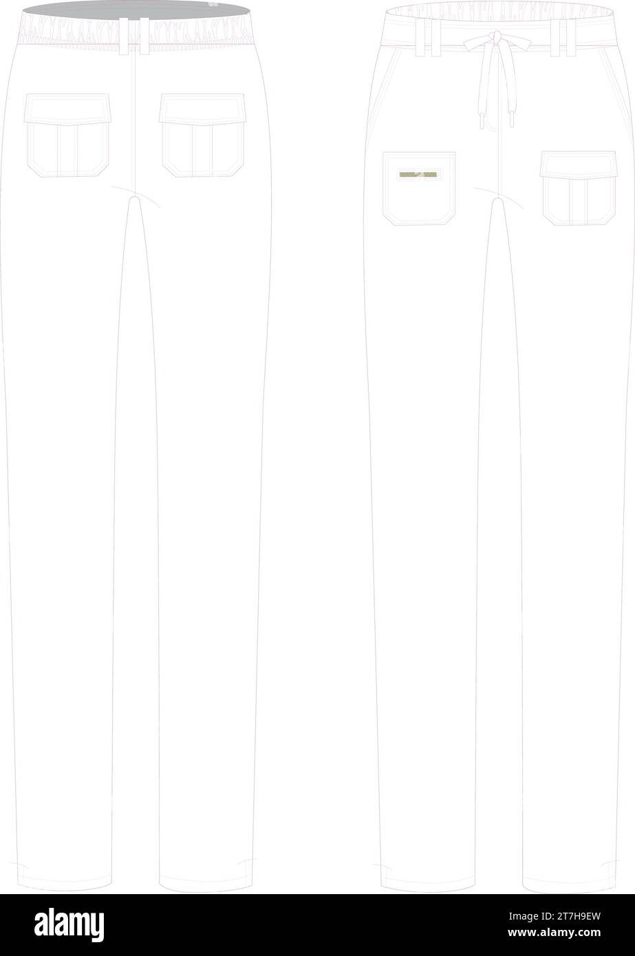 Medical Scrub Suit Design Template Stock Vector Image & Art - Alamy