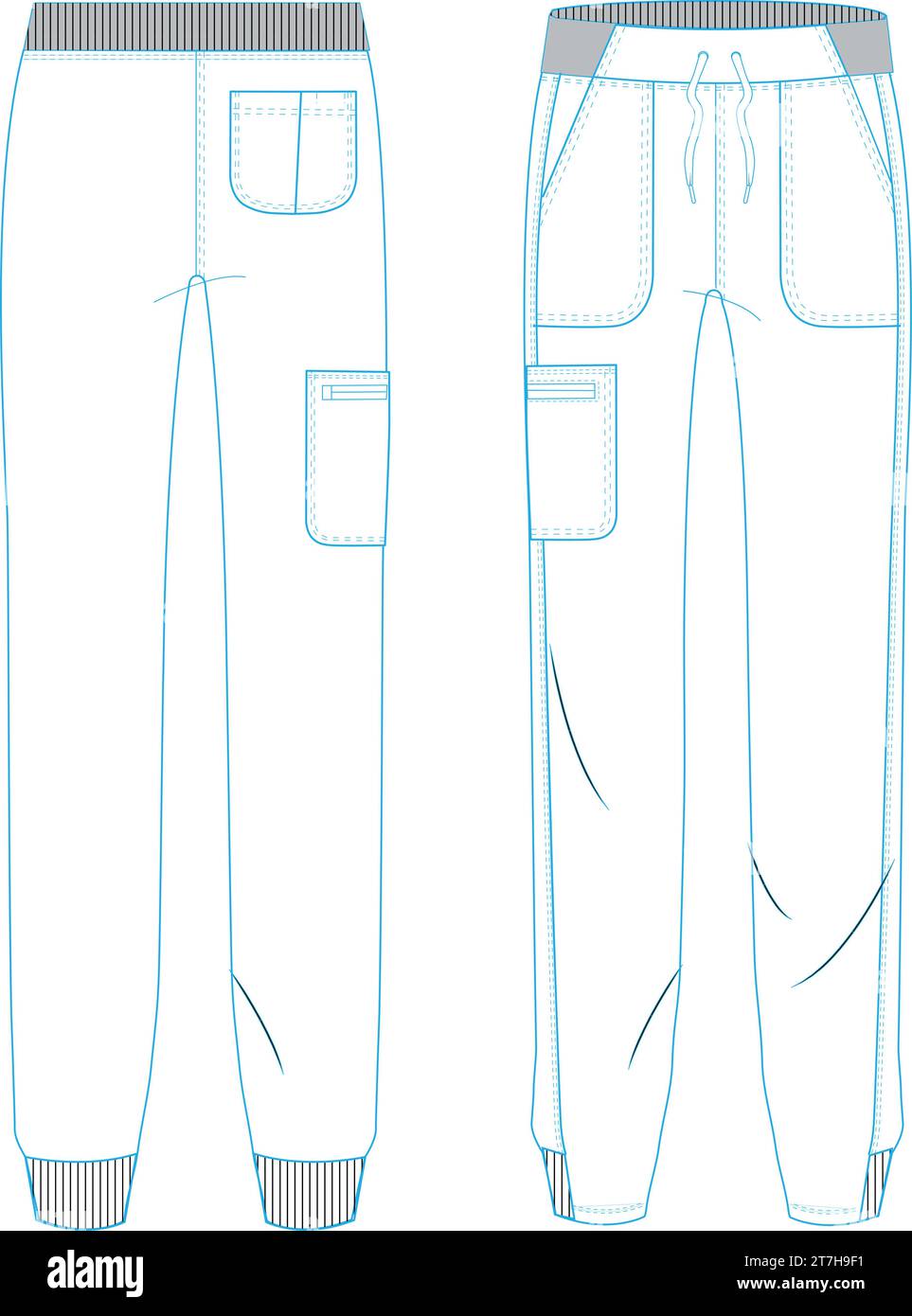 Medical Scrub Suit Design Template Stock Vector Image & Art - Alamy