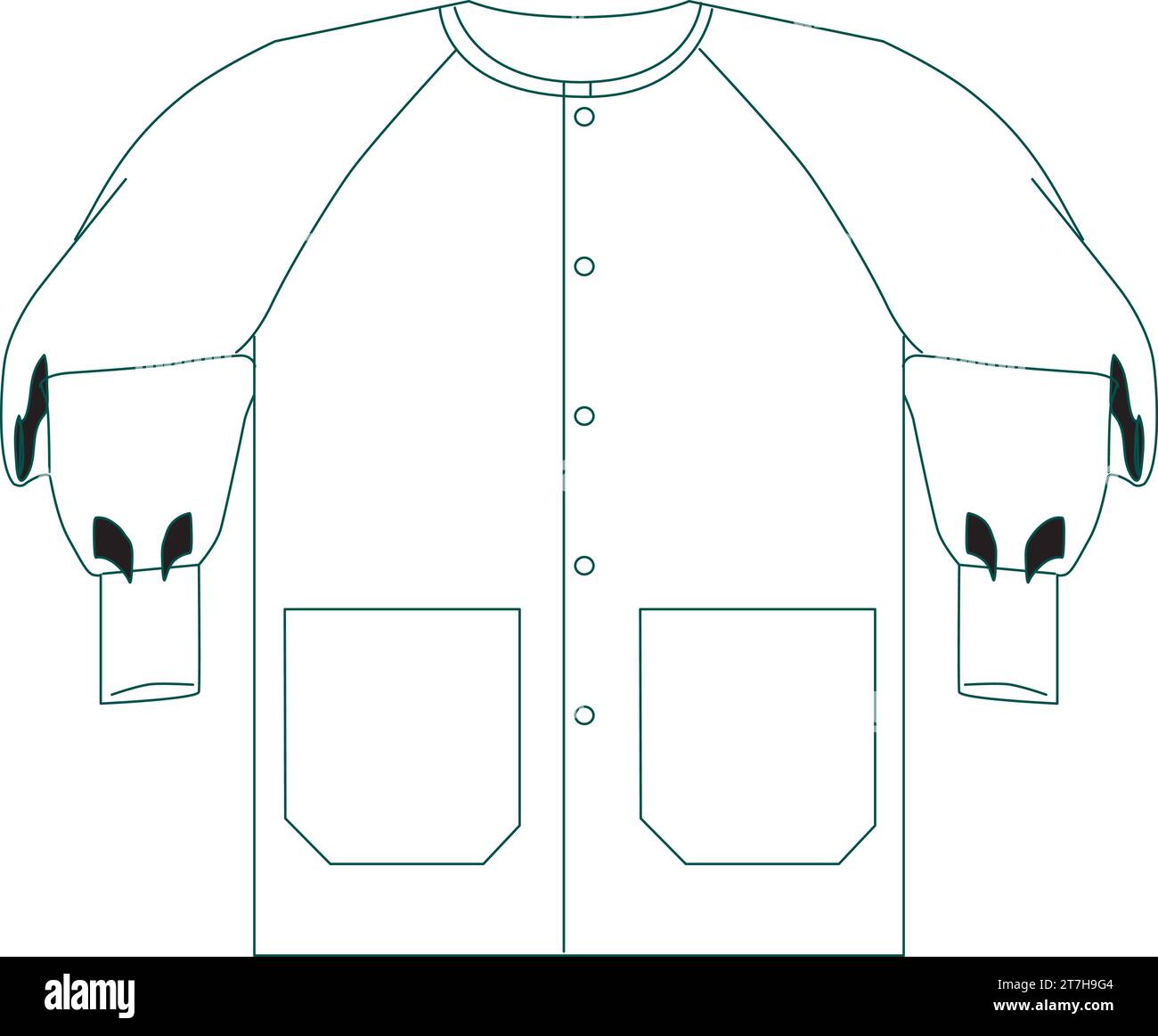 Medical Scrub Suit Design Template Stock Vector Image & Art - Alamy