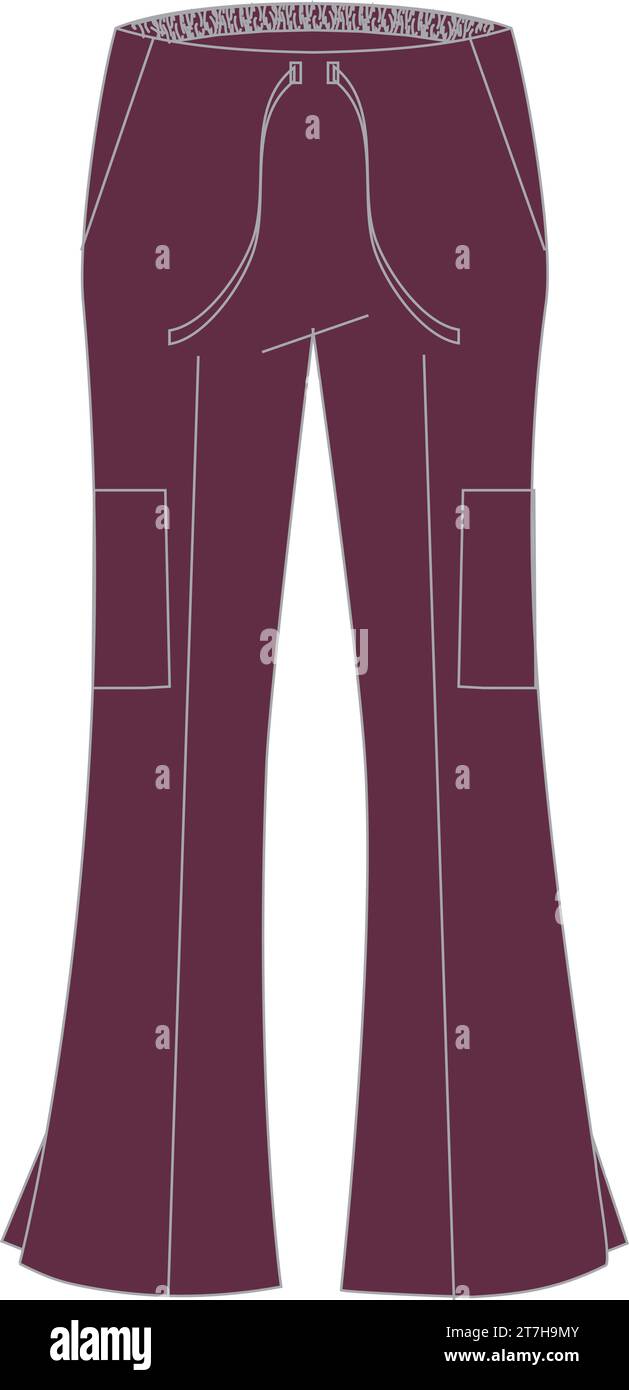 Medical Scrub Suit Design Template Stock Vector Image & Art - Alamy