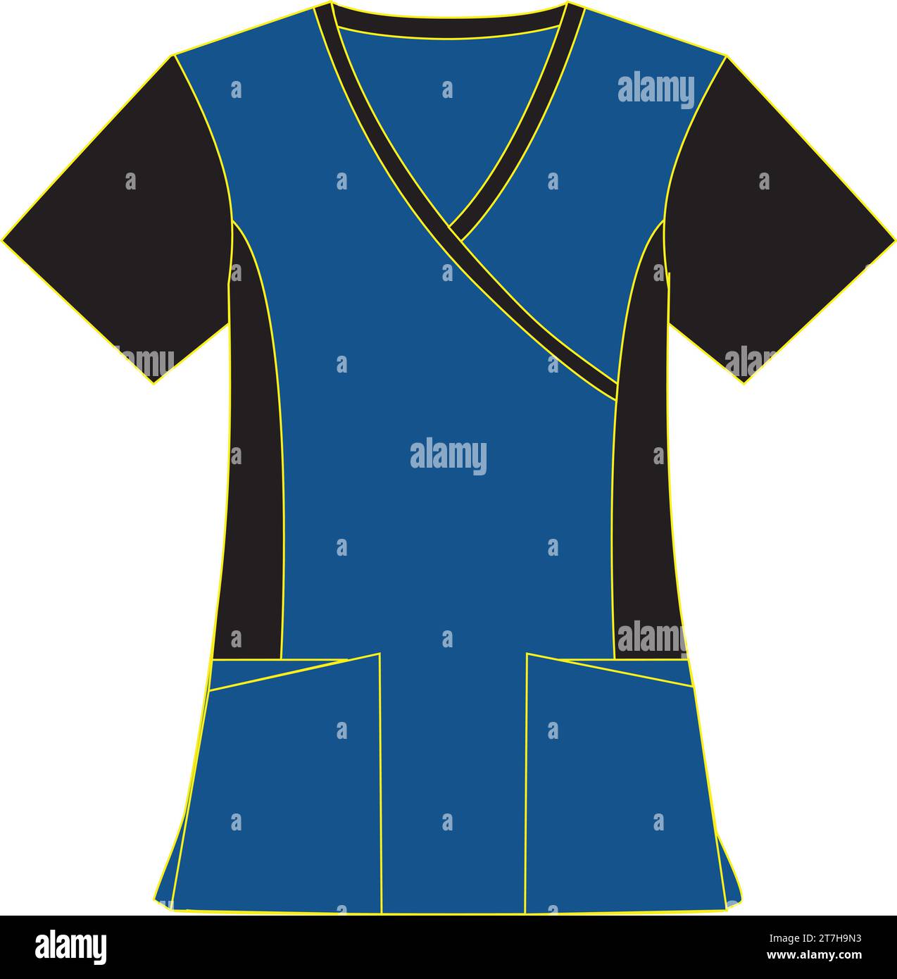 Medical scrubs clothes Stock Vector Images - Alamy