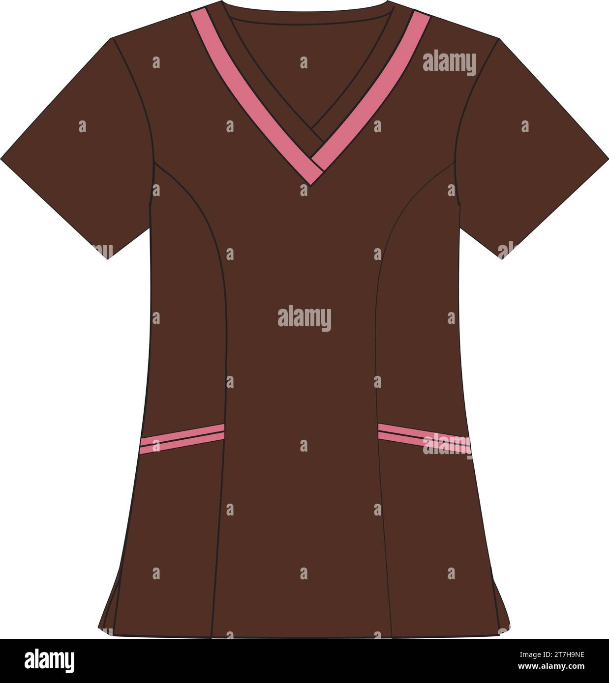 Medical scrubs clothes Stock Vector Images - Alamy