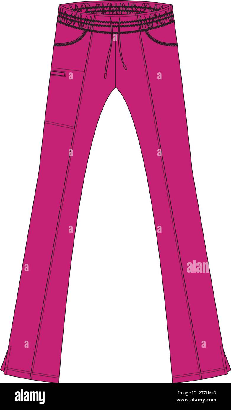 Medical Scrub Suit Design Template Stock Vector Image & Art - Alamy