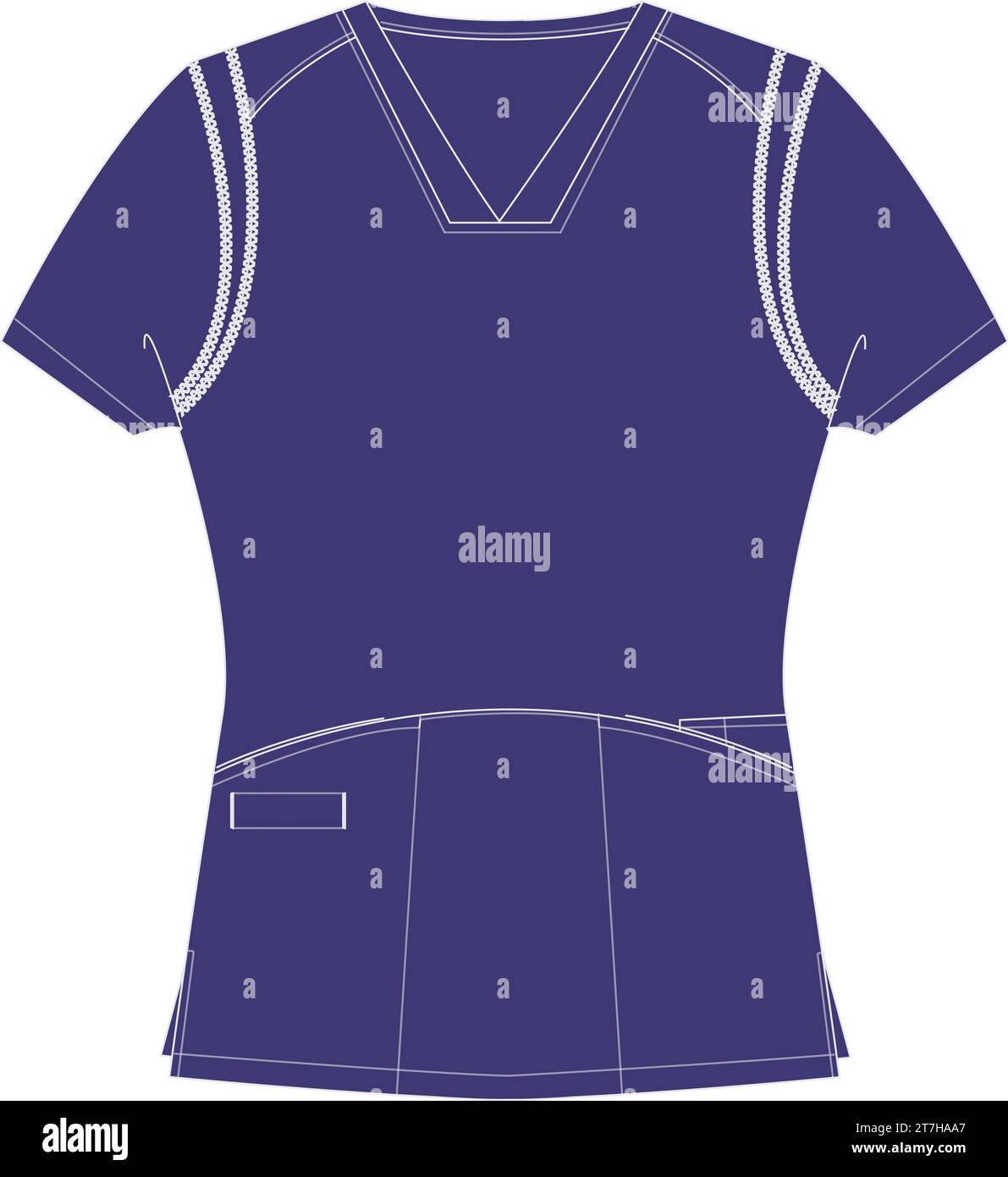 Medical Scrub Suit Design Template Stock Vector Image & Art - Alamy