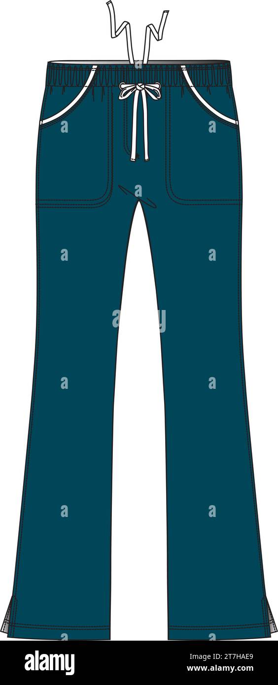 Medical Scrub Suit Design Template Stock Vector Image & Art - Alamy