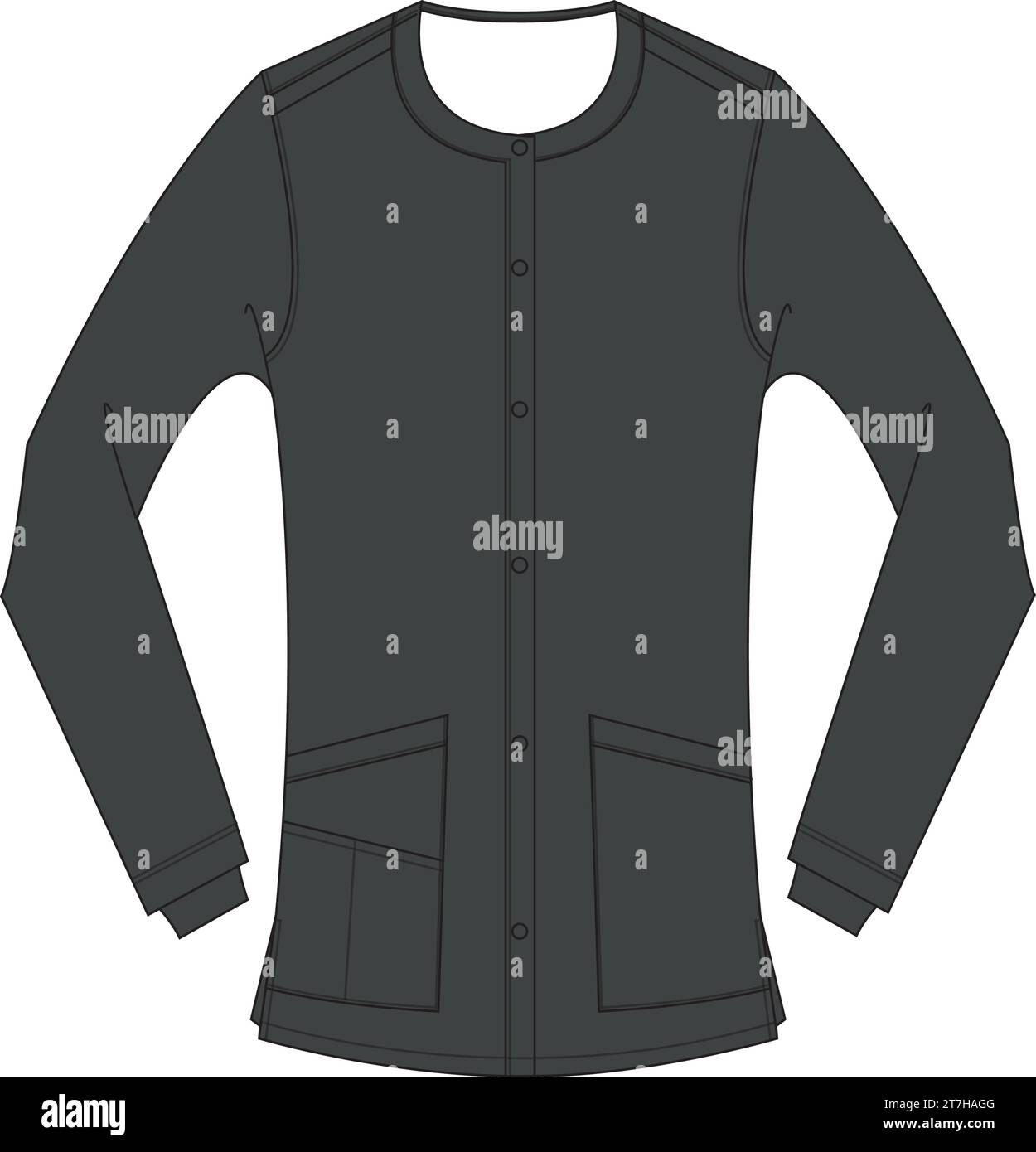 Medical Scrub Suit Design Template Stock Vector Image & Art - Alamy