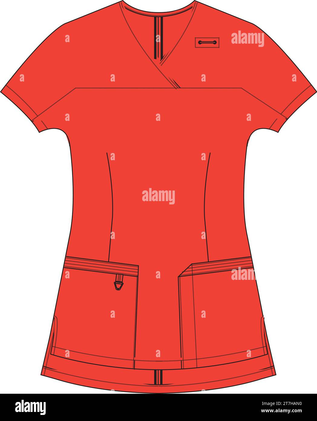 Medical scrubs clothes Stock Vector Images - Alamy