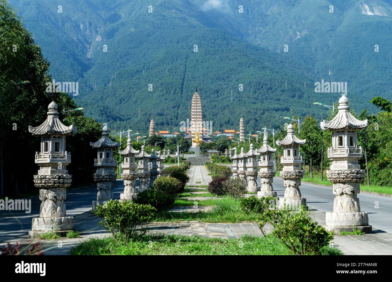 The Three Pagodas of Chongsheng Temple near Dali Old Town, Yunnan ...