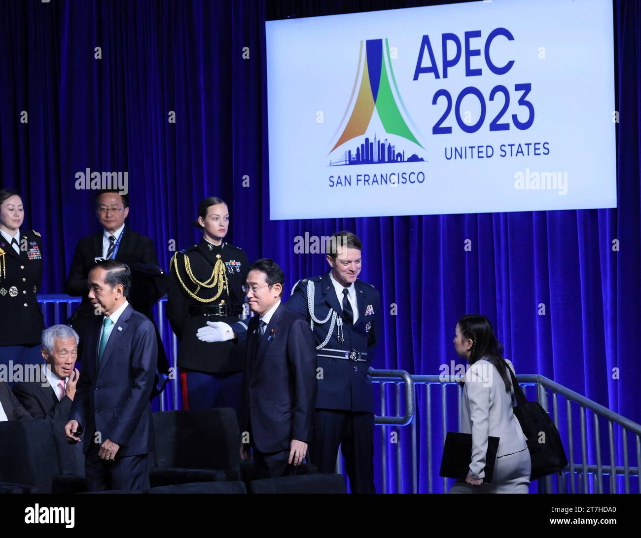 A welcome reception for APEC (Asia-Pacific Economic Cooperation) is ...