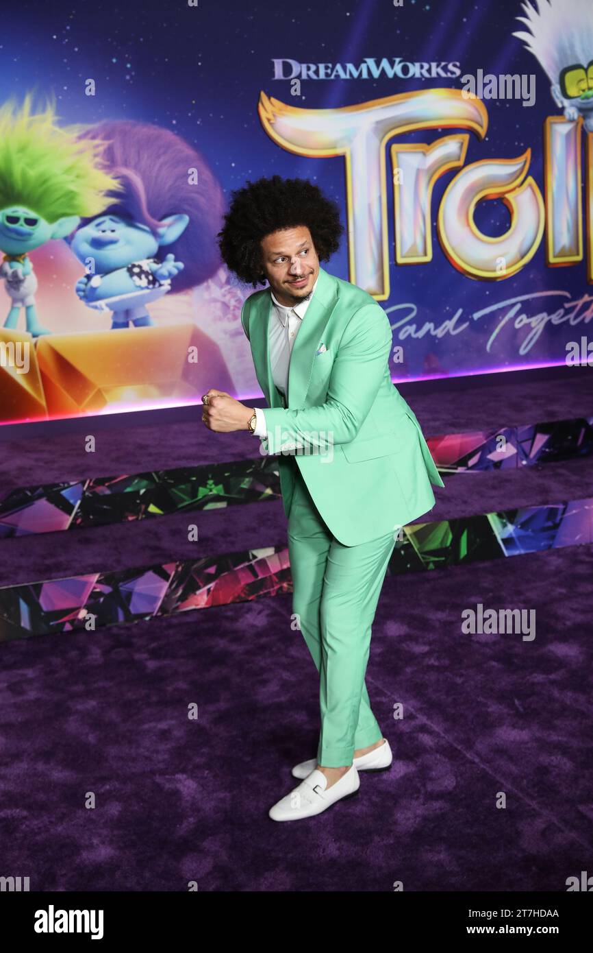 Hollywood, USA. 15th Nov, 2023. Eric André arrives at the Trolls Band ...