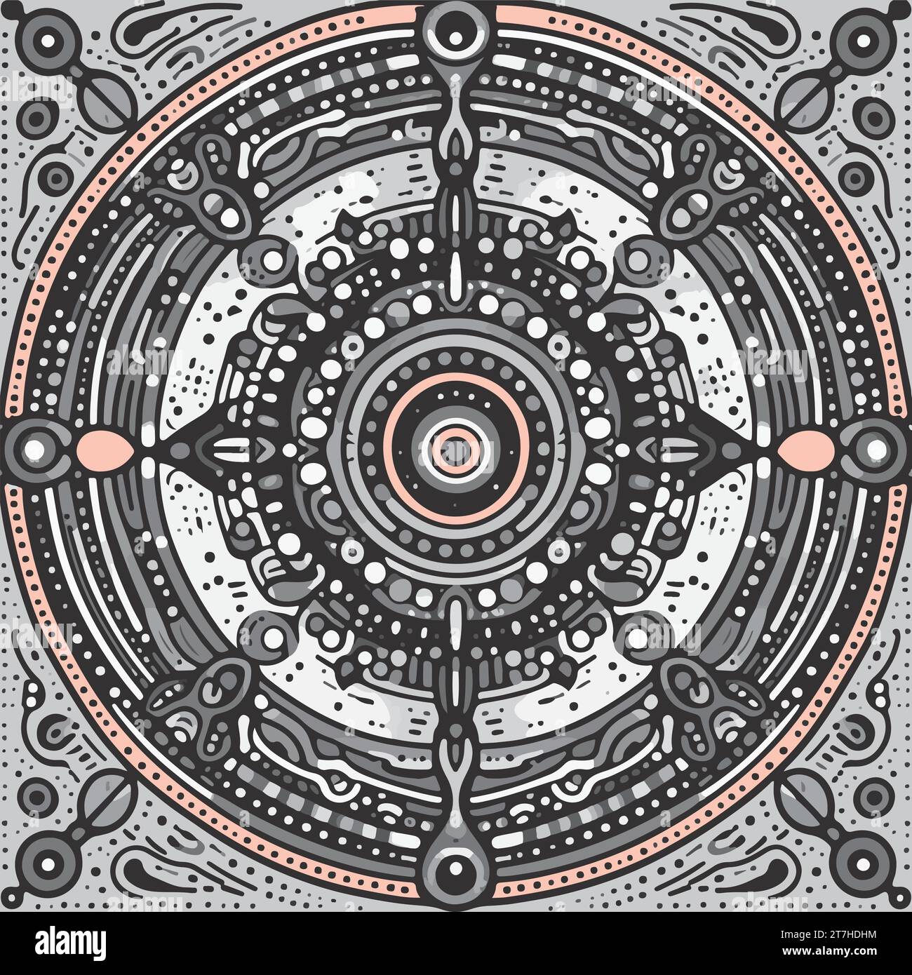 Arabic design mandala seamless pattern for fabric, tile, carphet Stock ...