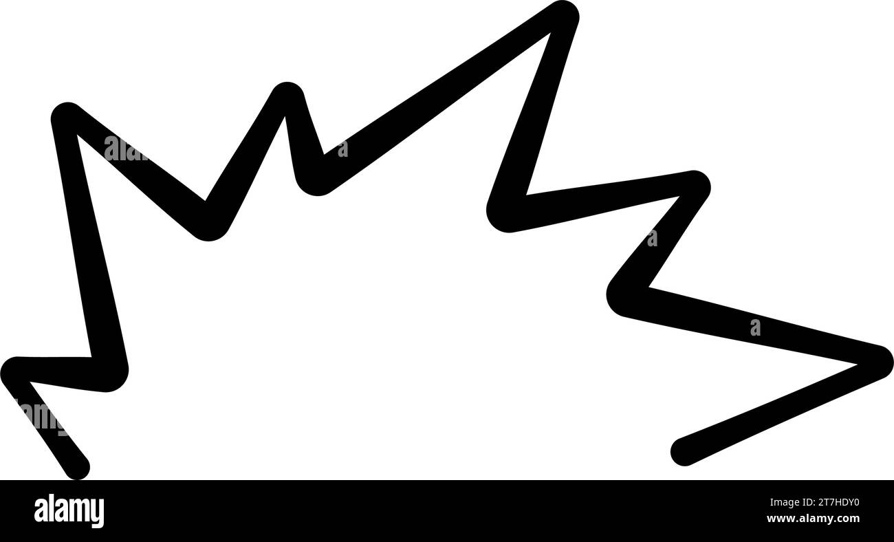 Doodle manga comic expression element. Hand drawn shine sunburst ray ...