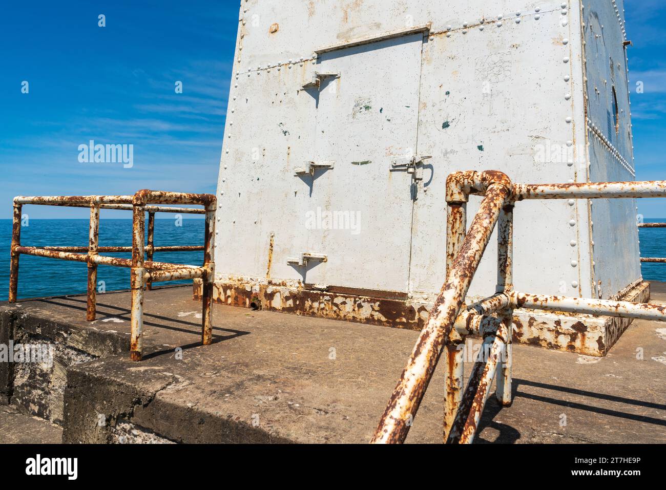 Sodus Point Lighthouse at Lake Ontario, New York Stock Photo - Alamy