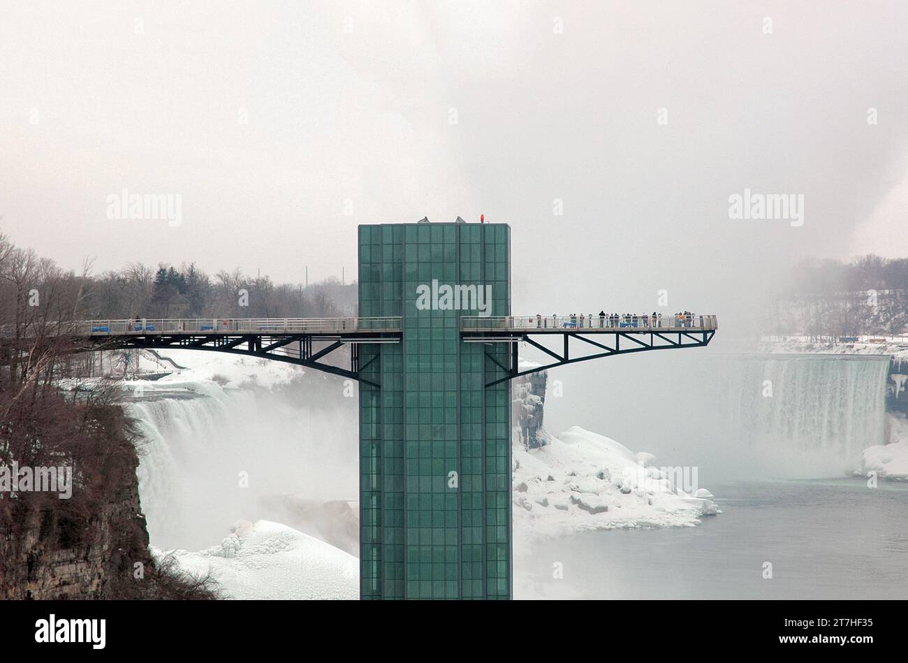 The American Side of Niagara Falls During Winter Stock Photo - Alamy