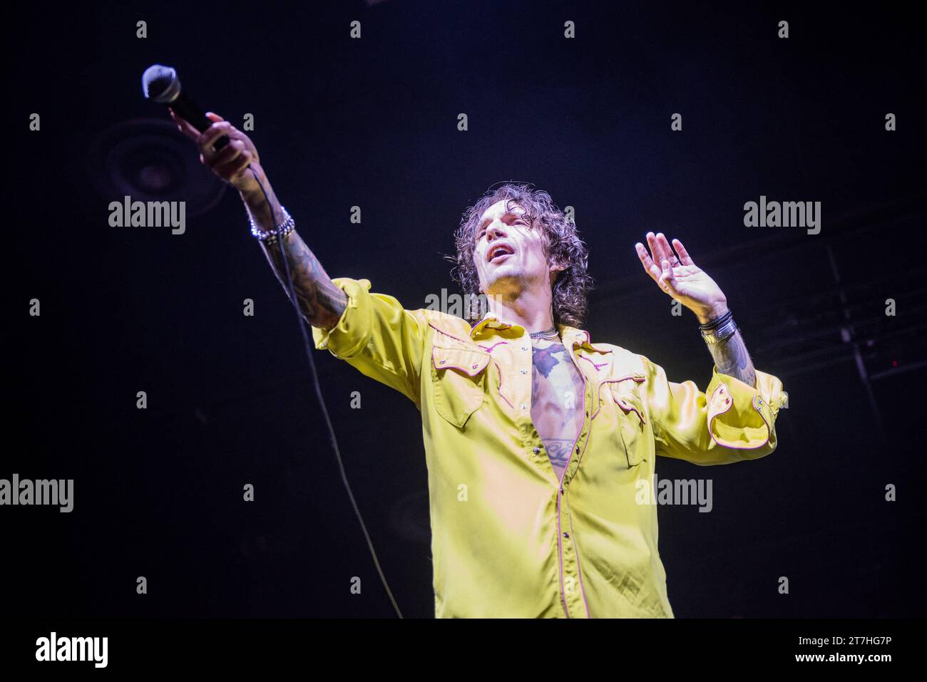 Justin Hawkins (The Darkness Stock Photo - Alamy