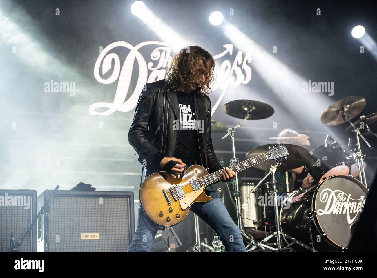 Daniel Hawkins (The Darkness Stock Photo - Alamy